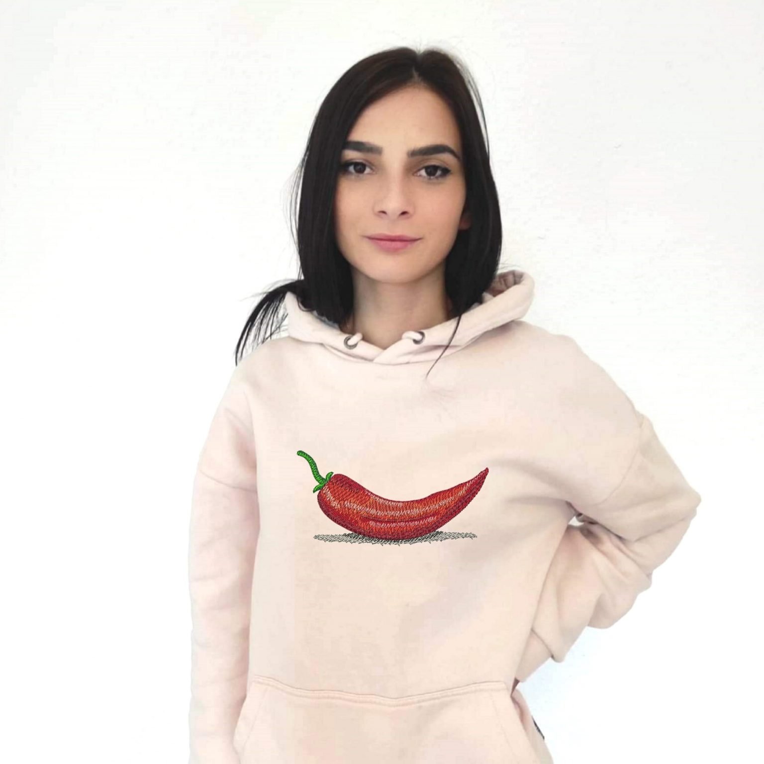 Chili Pepper Embroidery Design