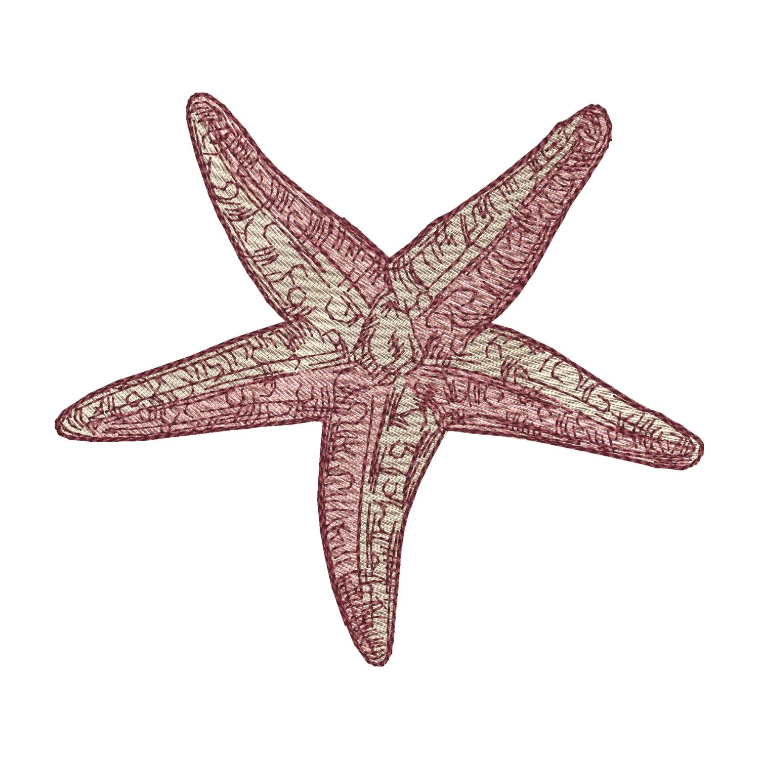 Starfish Embroidery Design – Sea Creature Embroidery Pattern