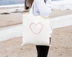 Geometric Heart Embroidery | Simple Frame Design