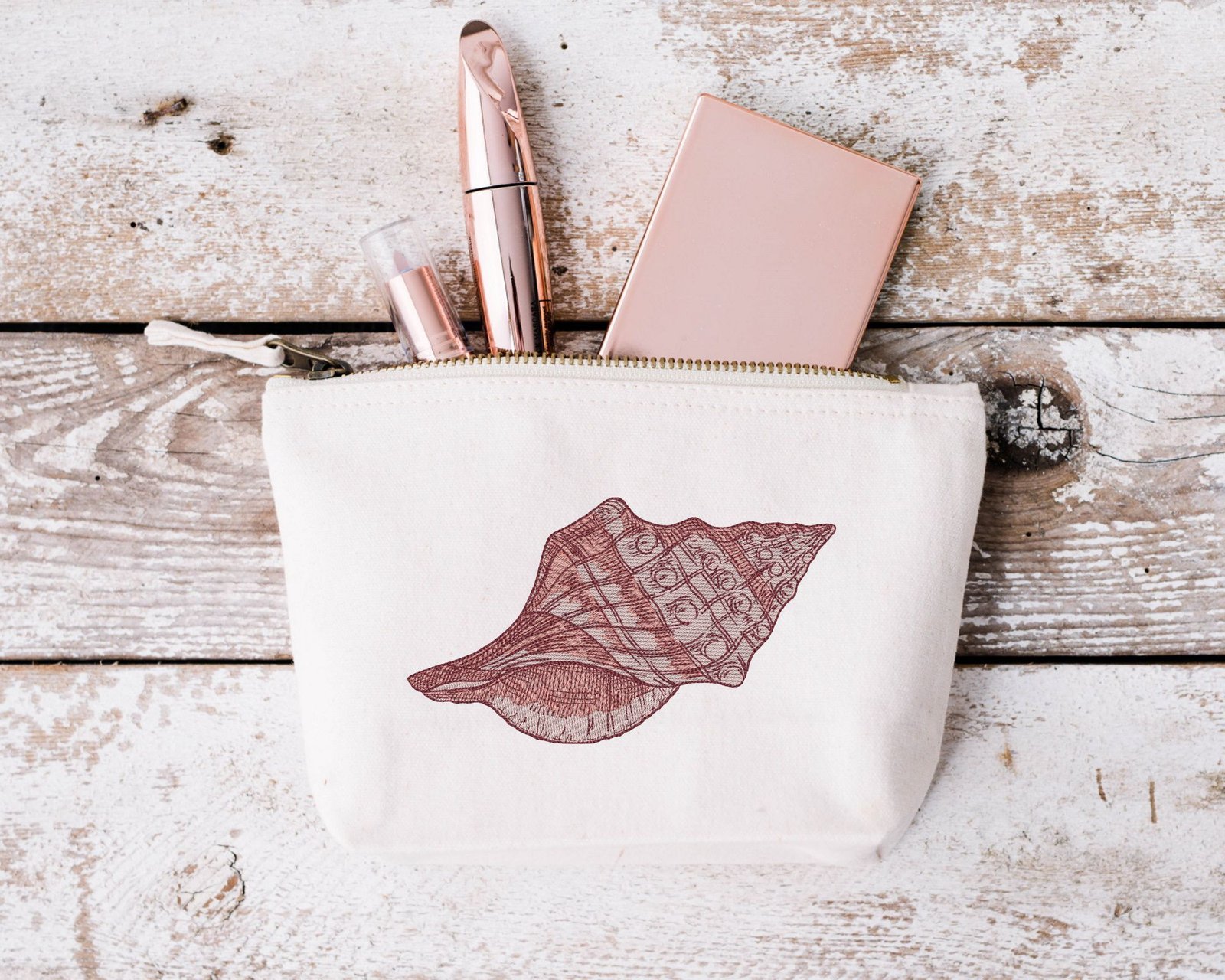 Shell Embroidery Design