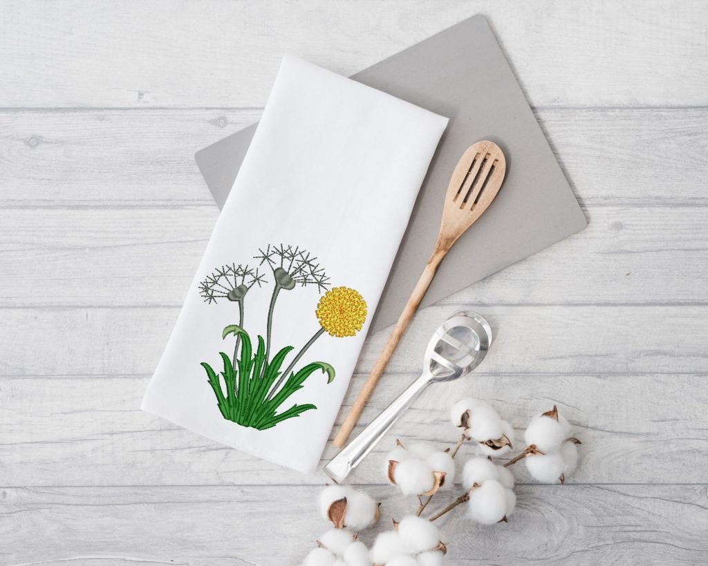 Dandelion Embroidery Design | Beautiful Wildflowers