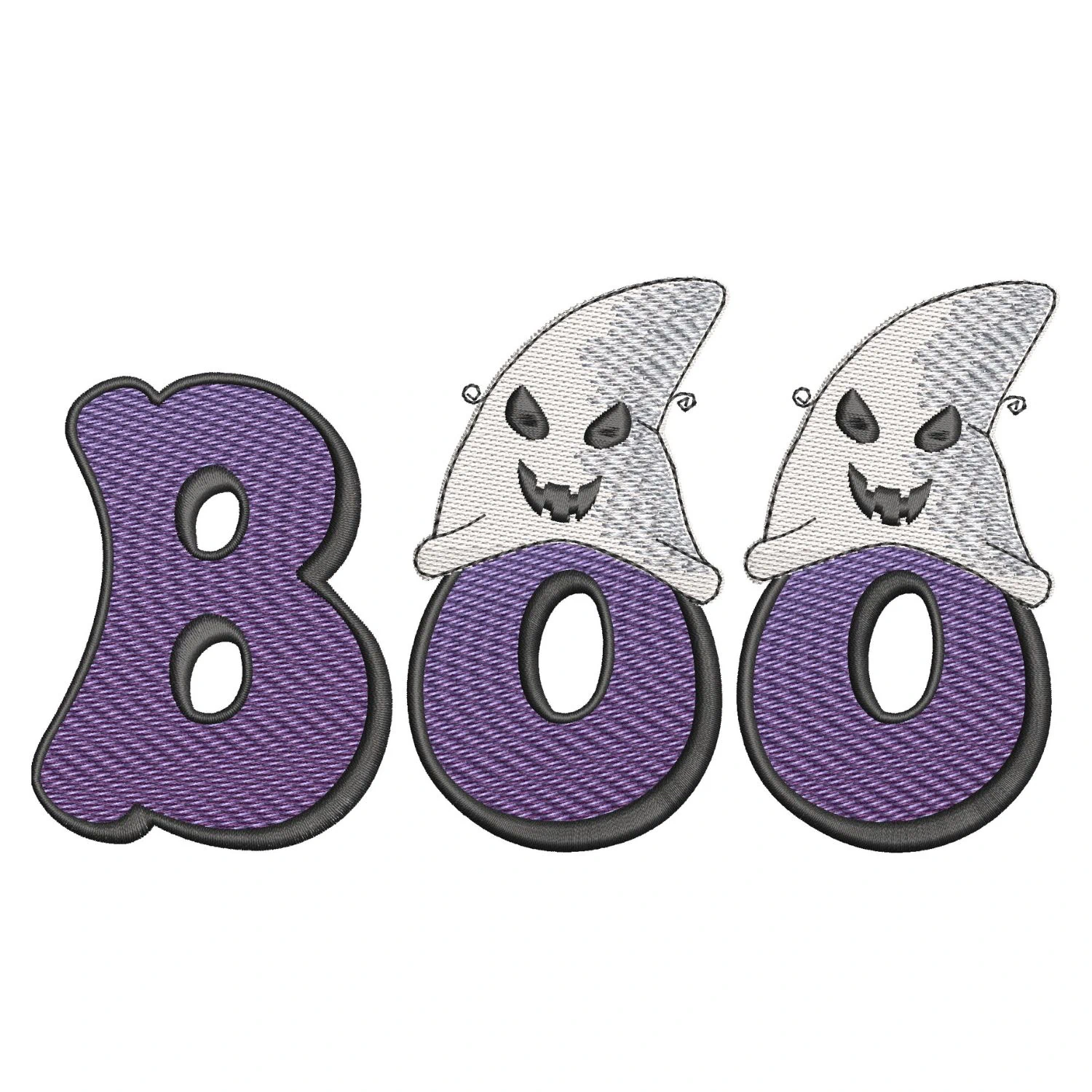 Boo Embroidery Design – Halloween Embroidery Pattern
