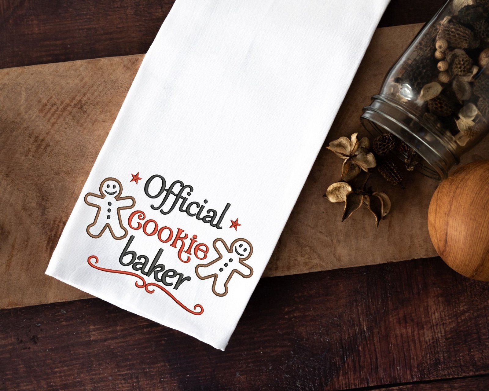 Cookie Baker Embroidery Design